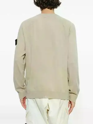 Stone Island Logo-patch Long-sleeve Sweater