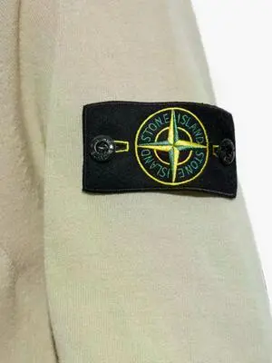 Stone Island Logo-patch Long-sleeve Sweater
