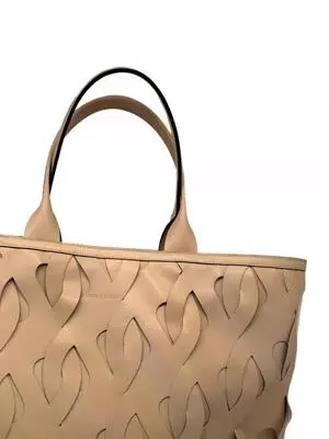 KATA SZEGEDI Roads Woven Leather Tote Bag