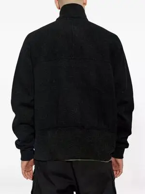 Rick Owens Stand-up Collar Zip-up Sweater