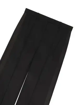 Givenchy Tuxedo Double-pleat Trousers - Black
