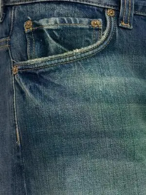 Emporio Armani Distressed Loose-fit Jeans