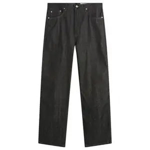NEIGHBORHOOD Straight Leg Rigid Selvedge Denim Jeans - Black