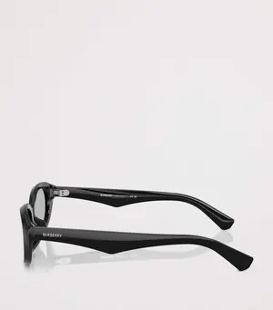 Burberry Acetate Oval Sunglasses