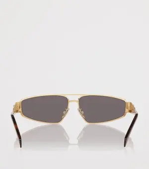 Celine Metal Triomphe Irregular Sunglasses - Yellow