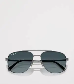 Ray-ban Titanium William Square Sunglasses