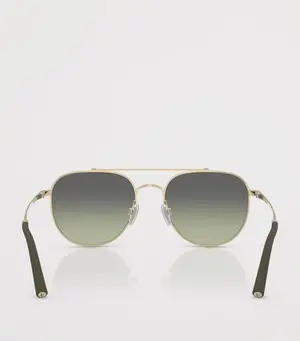 Oliver Spencer X Roger Federer Metal R-10 Aviator Sunglasses
