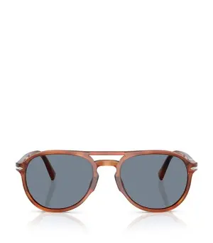 Persol Acetate Pilot Sunglasses - Brown