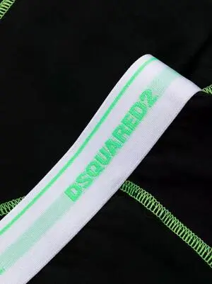 Dsquared2 Logo-waistband Mid-thigh Shorts