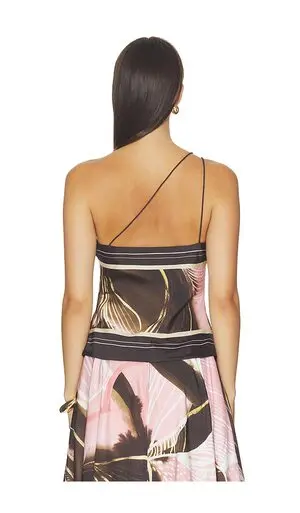 AMUR Lyra Scarf Tie Top In . Also