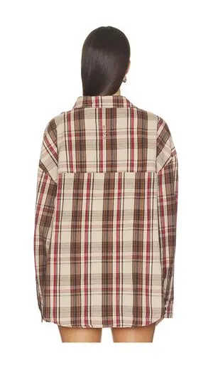 ONETEASPOON Prairie Check Daria Shirt In . Also