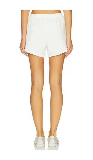 Beyond Yoga Mid Rise Terrycloth Lined Shorts - Ivory