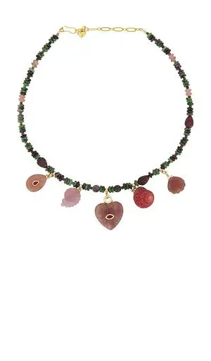 Brinker & Eliza Rosewood Necklace - Multi