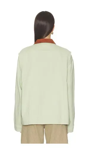 FOUND Washed Fireman Clasp Workshop Jacket In . Also