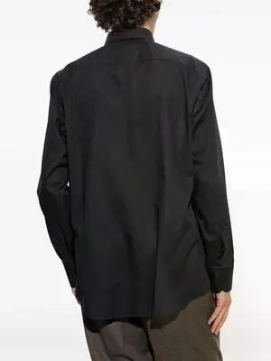 Brioni Long-sleeve Cotton Shirt - Black