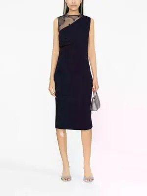 Givenchy Mesh-panel Midi Dress