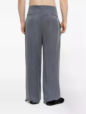 Giorgio Armani Flat-front Wide-leg Trousers