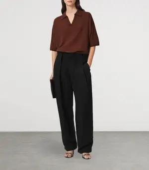 ALLSAINTS Wool Bern Polo Shirt