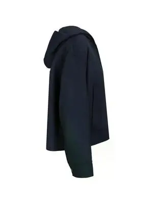 Max Mara Hooded Double-wool Jacket - Blue
