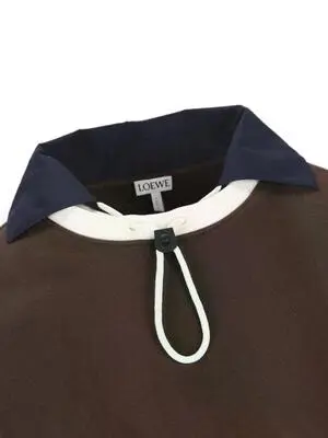 Loewe Drawstring-collar Elasticated-hem Sweater