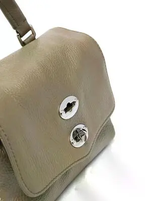 ZANELLATO Large Postina Leather Tote Bag - Green