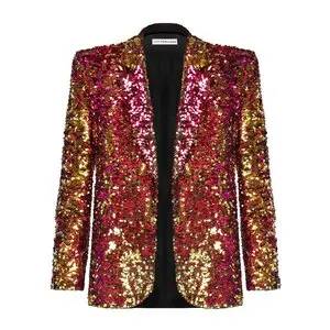 SANCTUMUM Belucci Single Breasted Muticolour Sequin Blazer