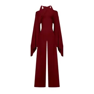 SANCTUMUM Caelestis Jumpsuit In Carmine - Red