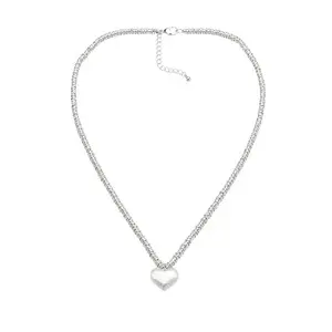 UCHI & SOTO Kokoro Heart Necklace - Silver