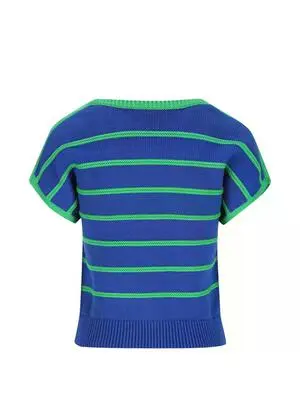 Loewe Striped Anagram-embroidered Sweater