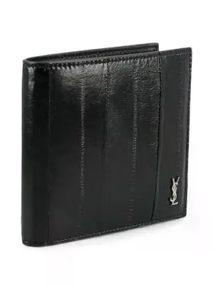 Saint Laurent Cassandre Eel-skin Wallet