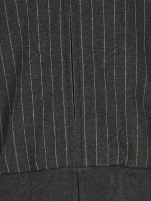 Herno Pinstripe-pattern Drawstring-hood Hoodie