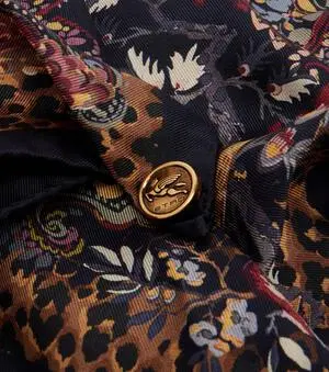 Etro Printed Silk Scarf