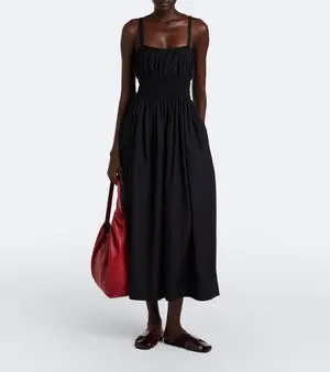 Asceno Verona Cotton Midi Dress