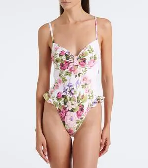 MONTCE Devin Floral Ruffled Swimsuit