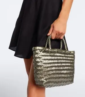 Rixo X Dragon Diffusion Lysia Leather Top-handle Bag