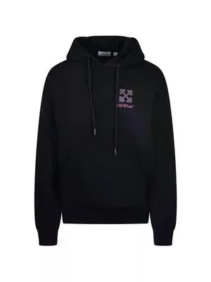 Off-White Arrows-print Hoodie - Black