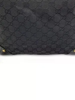 Gucci 2010s Gg Supreme Studded Shoulder Bag