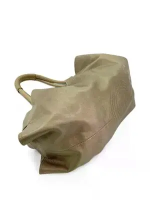 Loewe 2000s Anagram Shoulder Bag - Neutrals