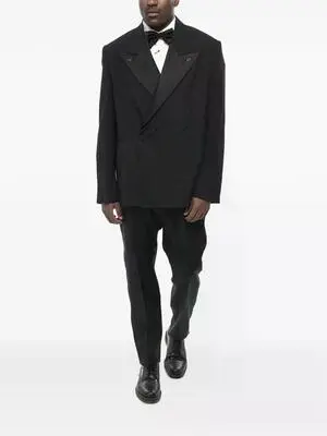 Givenchy Double-breasted Satin-lapel Blazer