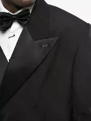 Givenchy Double-breasted Satin-lapel Blazer