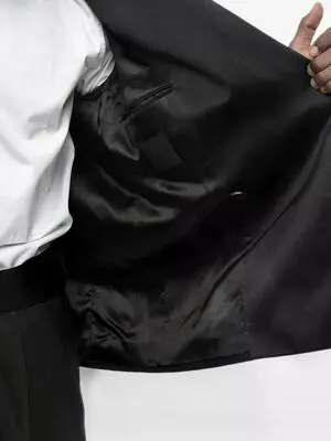Givenchy Double-breasted Satin-lapel Blazer