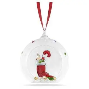 SWAROVSKI Holiday Cheers Stocking And Candy Ball Ornament - Multicoloured