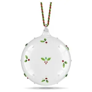 SWAROVSKI Holiday Cheers Mistletoe Ball Ornament - Multicoloured