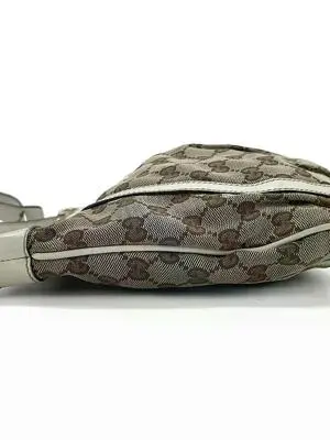 Gucci 2000s Abbey Gg Canvas Shoulder Bag