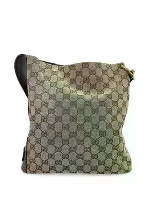 Gucci 1990 Gg Canvas Shoulder Bag