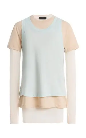 Wardrobe.NYC Layered Tee Mini - Multi