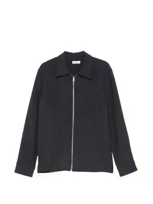 Sandro Joker Zip-front Overshirt - Blue