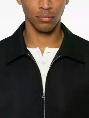 Sandro Zip-up Wing-collar Jacket