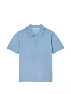 Sandro Short-sleeve Polo Shirt - Blue