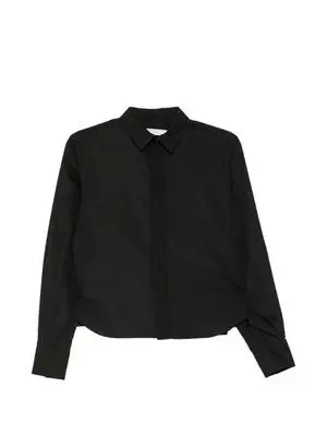 Sacai Button-up Twill Shirt - Black